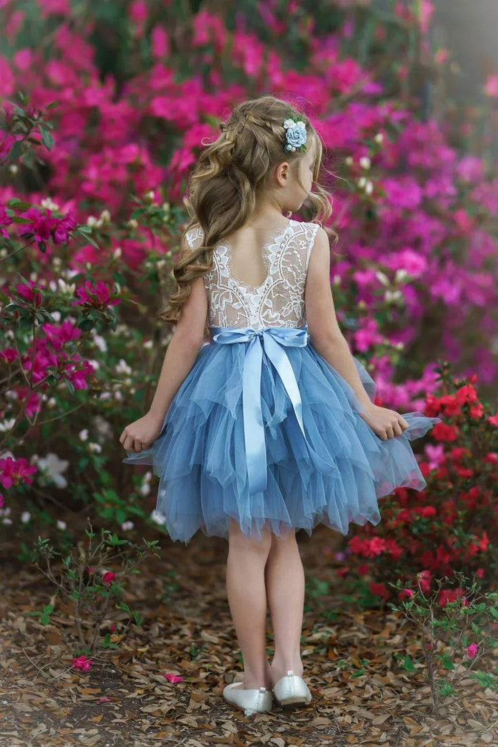 Dusty Blue Flower Girl Dresses - Perfect for Any Style Wedding