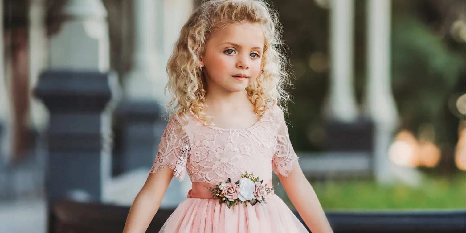 Flower Girl Dresses for Toddlers, Girls & Juniors – The Little Kitten ...